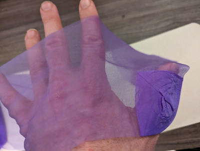 RARE Ultra-Sheer Stockings PURPLE FLAT KNIT RHT - Size M | eBay