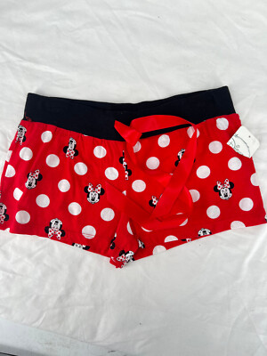 Disney Baby Girl Cotton Minnie Mouse Polka Dot Boxer Pull On Shorts Red ...