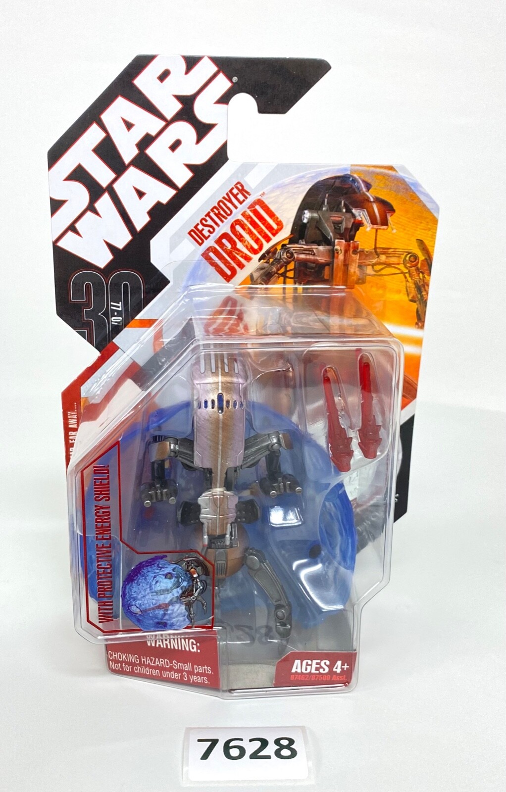 Star Wars 30th Anniversary Destroyer Droid with Coin # 59 Hasbro 2007 ...