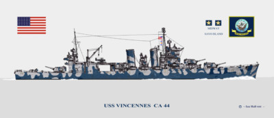 USS Vincennes CA-44 US Navy | eBay