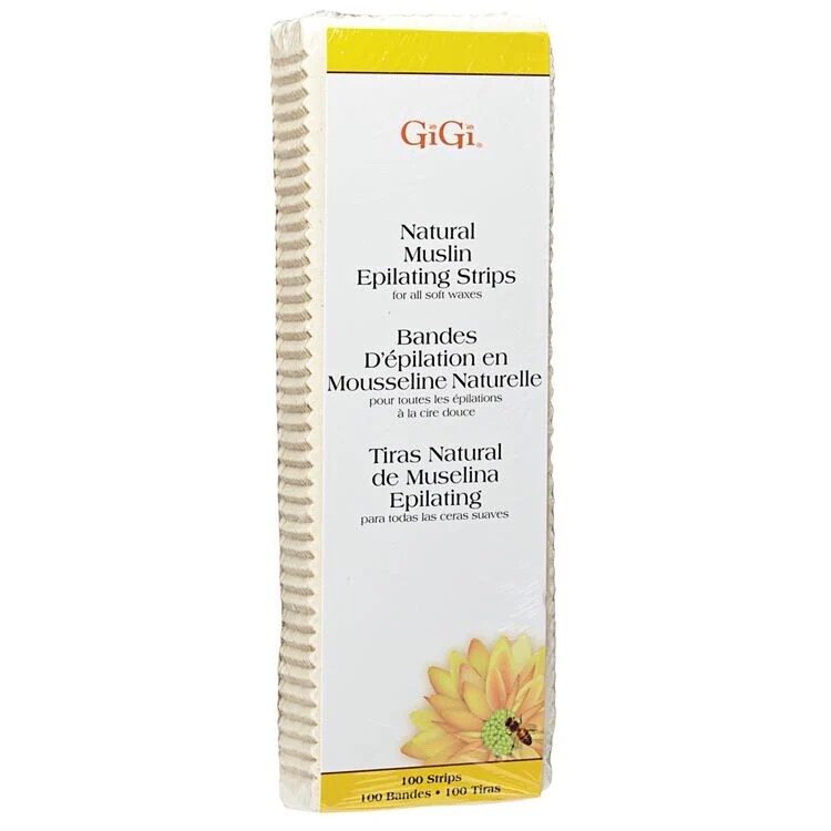 Hair Waxing Muslin Strips Natural 3" x 9" #0640 | eBay