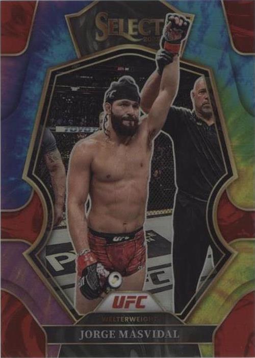 2023 Panini Select UFC - Premier Level Jorge Masvidal #164 Tie-Dye ...