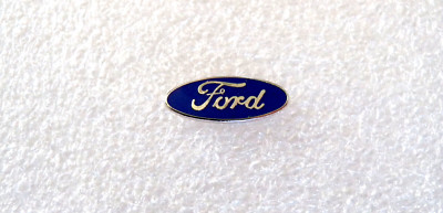 Ford Motor Company Blue Oval Miniature Enamel Lapel Hat Pin Badge | eBay