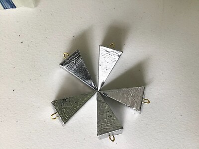 12PCS. 7OZ PYRAMID SINKERS, LEAD, WEIGHTS, FISHING, FREE SHIPPING | eBay