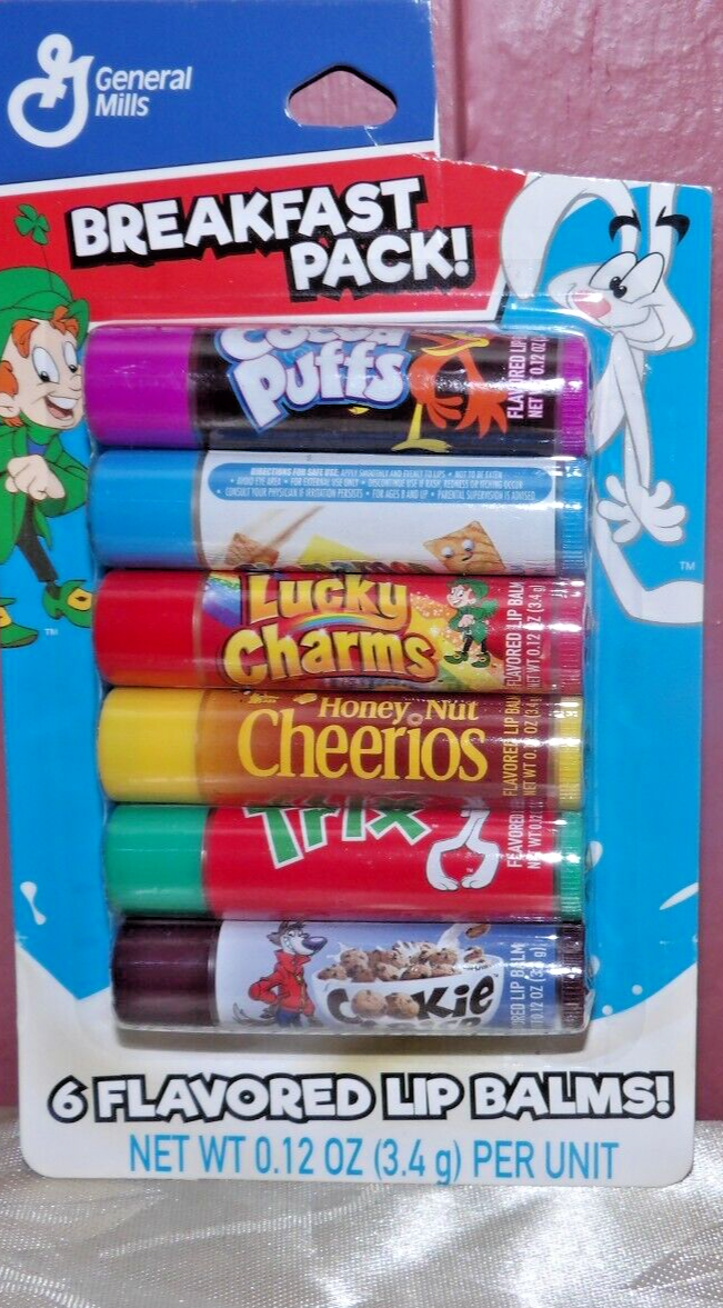 General Mills Breakfast Cereal Lip Balm 6 Pk | eBay