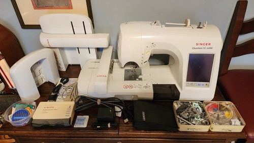 Singer Quantum XL-6000 Sewing Embroidery Machine + Sew-Ware Ver. 2.00 ...