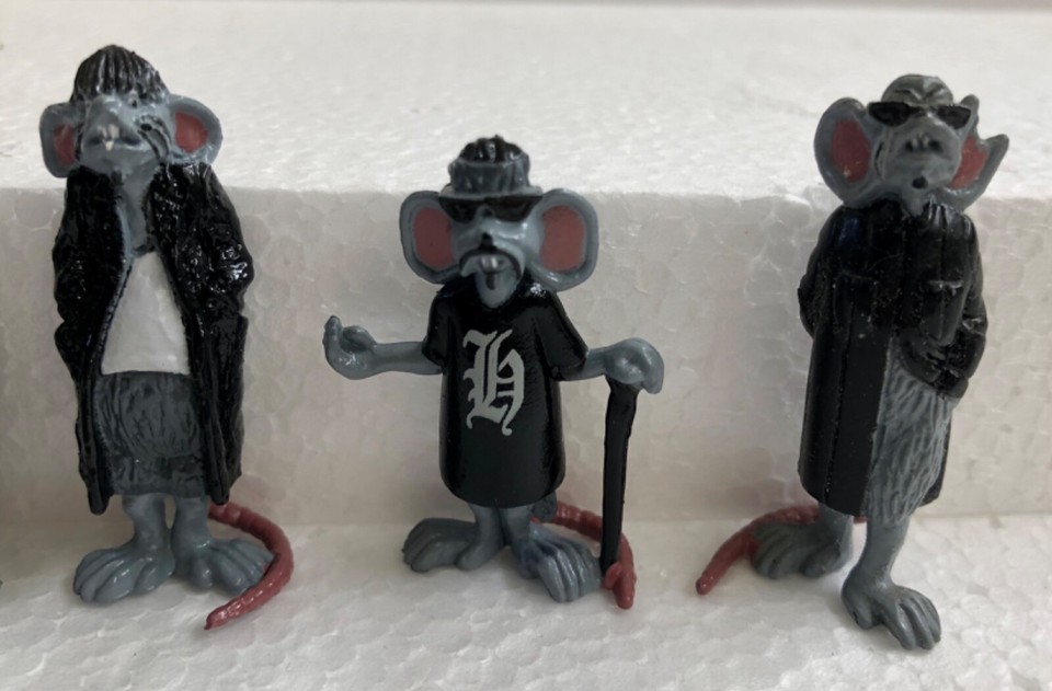 Homies - 5 Homie Hood Rats - the rat figures are from a factory sealed ...