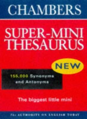 Chambers Super-mini Thesaurus | eBay Australia