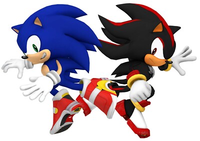 Sonic The Hedgehog and Shadow 3"- 6" Vinyl Decal Stickers | eBay