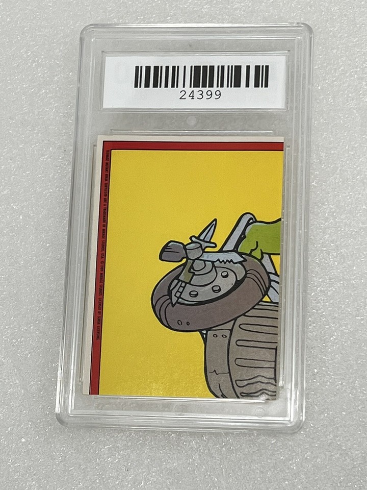1989 Topps TMNT #5 THE SHREDDER Teenage Mutant Ninja Turtles Sticker ...