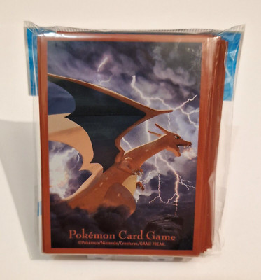 Flying Charizard Card Sleeves Deck Shield 64 Official Pokemon Center ...