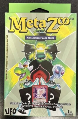 MetaZoo Collectible Card Game UFO 1st Edition Hanger Box w/ 1 Exclusive ...