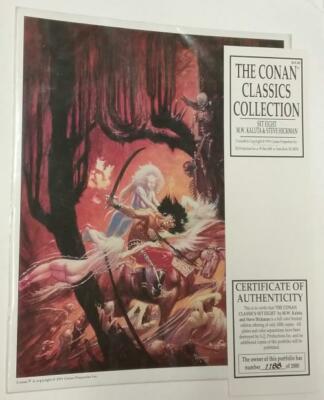 Michael Kaluta "CONAN Classics Collection" Fantasy Art Prints LTD #1188 ...