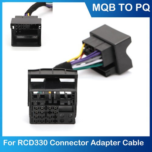 MQB to PQ Connector Adapter Cable Platform For VW Tiguan Passat RCD330 ...