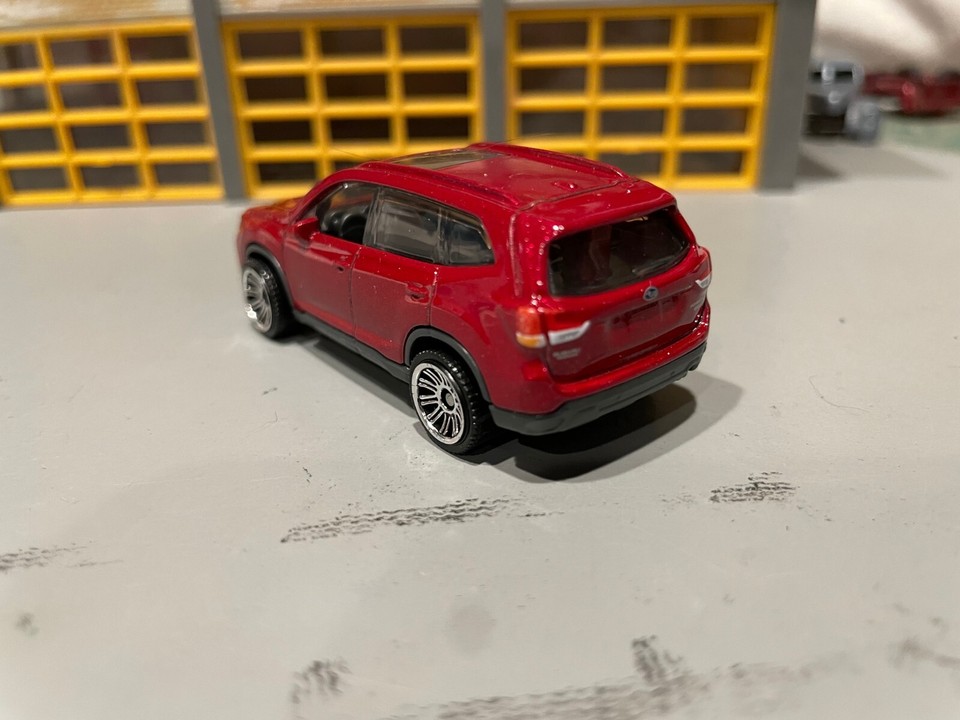 MATCHBOX 2019 SUBARU FORESTER AWD SUV/MET.RED/BLK INT ALLOY WHEELS | eBay