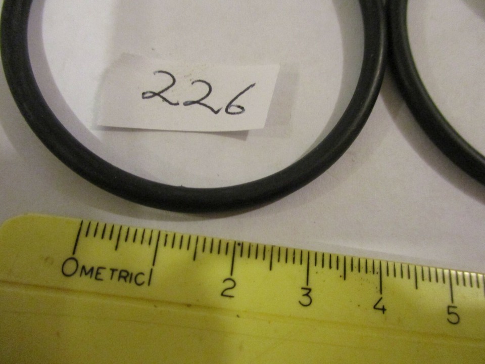 226 O-ring 2" ID x 2-1/4" OD x 1/8" thick. Buna-70. Quan 2. | eBay