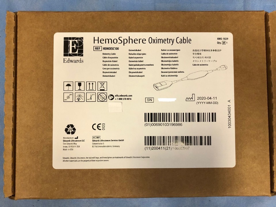 Edwards HemoSphere Advanced Monitor HEM1 | NEW (old stock) IN BOX - No ...
