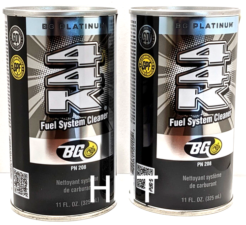 BG 44K PLATINUM New Fuel System Cleaner Additive 11oz. Can PN 208 2 ...