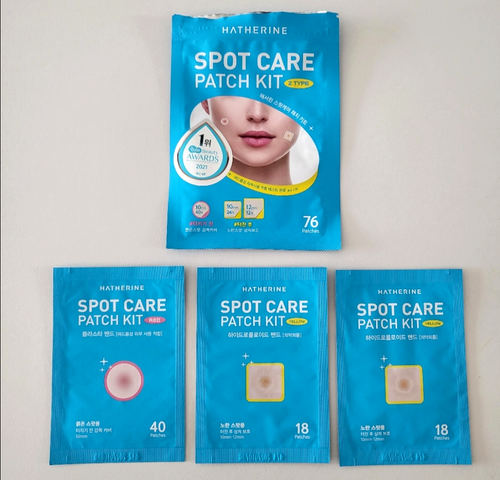 Hatherine Spot Care Patch Kit / 5EA x 76 Patches / RED SPOT, YELLOW ...