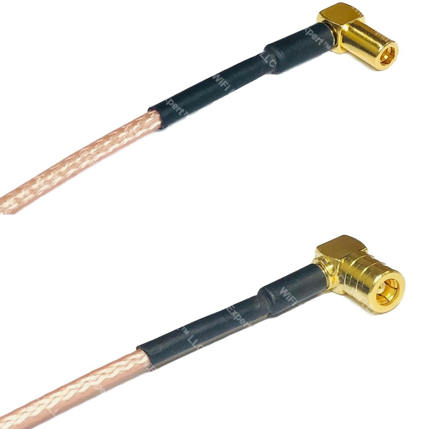 USA-CA RG316 SSMB ANGLE FEMALE to SMB FEMALE ANGLE Coaxial RF Pigtail ...