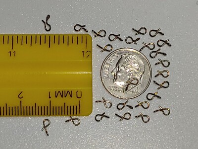 25 X-Small Fas-snap Fast Snap No-Knot lure quick clip fishing fly line ...