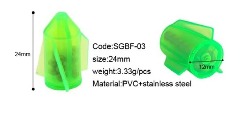 Fishing In-Line Rattle Spinner Beads Lure Catfish Bass Muskie Offshore ...