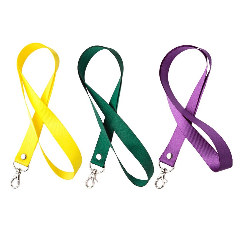 12 Pcs Id Card Neck Strap Holder with Lanyard Colorful Lanyards Badge ...