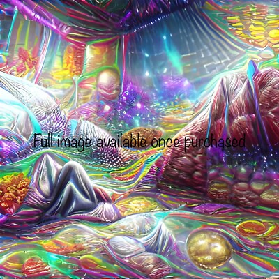 DMT: Dimensional Multiverse Tangent | High Res Digital Wall Art Print ...