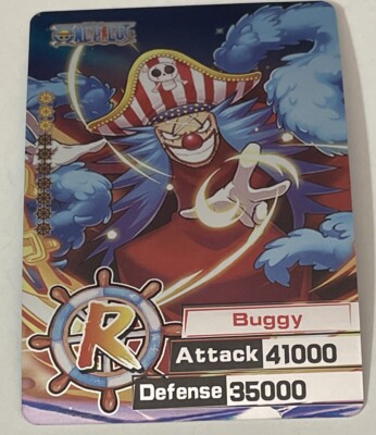 BUGGY R Holo Foil ONE PIECE Anime TCG CCG Collectible Card | eBay