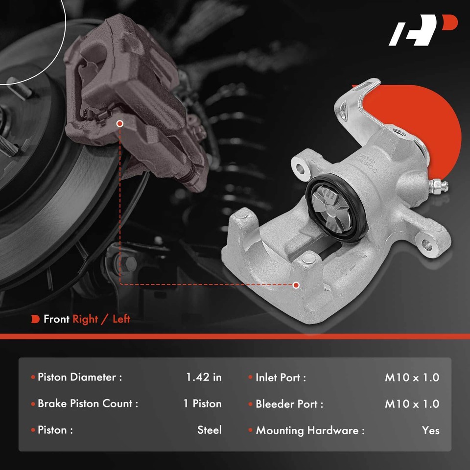A-Premium Rear Driver Disc Brake Caliper for Mini Cooper R55 R56 R57 ...