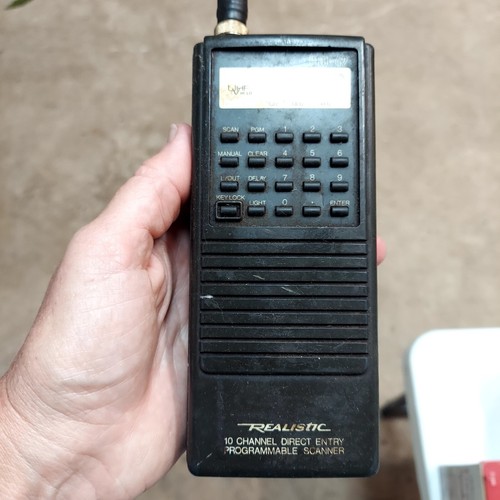 Realistic PRO-42 Model 20-302 Scanner Receiver 10 Channels Untested | eBay