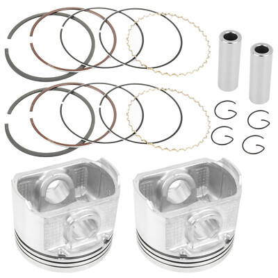 2 Cast Aluminium Cylinder Piston Kit for Polaris Ranger XP 700 EFI 2005 ...