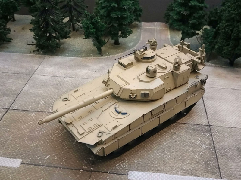 1/72 Modern US "MPF - M10 Booker light tank" Painted Finished Model 3D ...