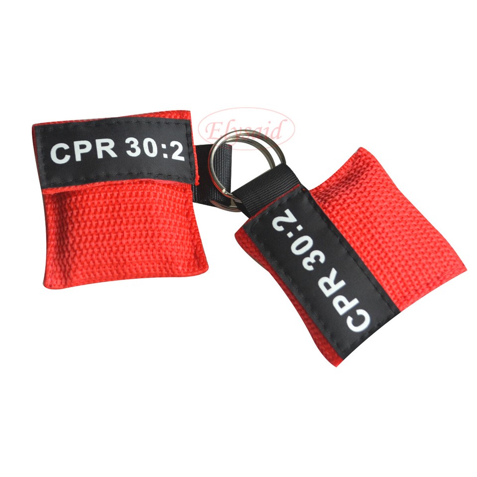 Wholesale First Aid Resuscitation 30:2 CPR Face Mask Key-ring Mouth to ...