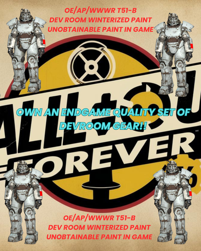 FALLOUT 76-PC-T51b OE/AP/WWR DEV ROOM WINTERIZED PAINT | eBay