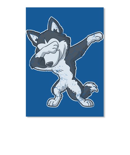 Dabbing Siberian Husky Dab Dog Kids Sticker - Portrait | eBay