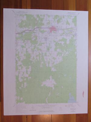 Bessemer Michigan 1977 Original Vintage USGS Topo Map | eBay
