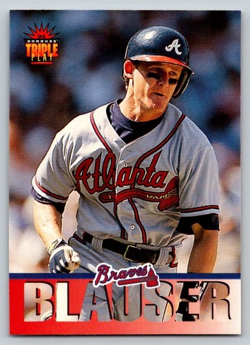 1994 TRIPLE PLAY JEFF BLAUSER ATLANTA BRAVES #42 | eBay