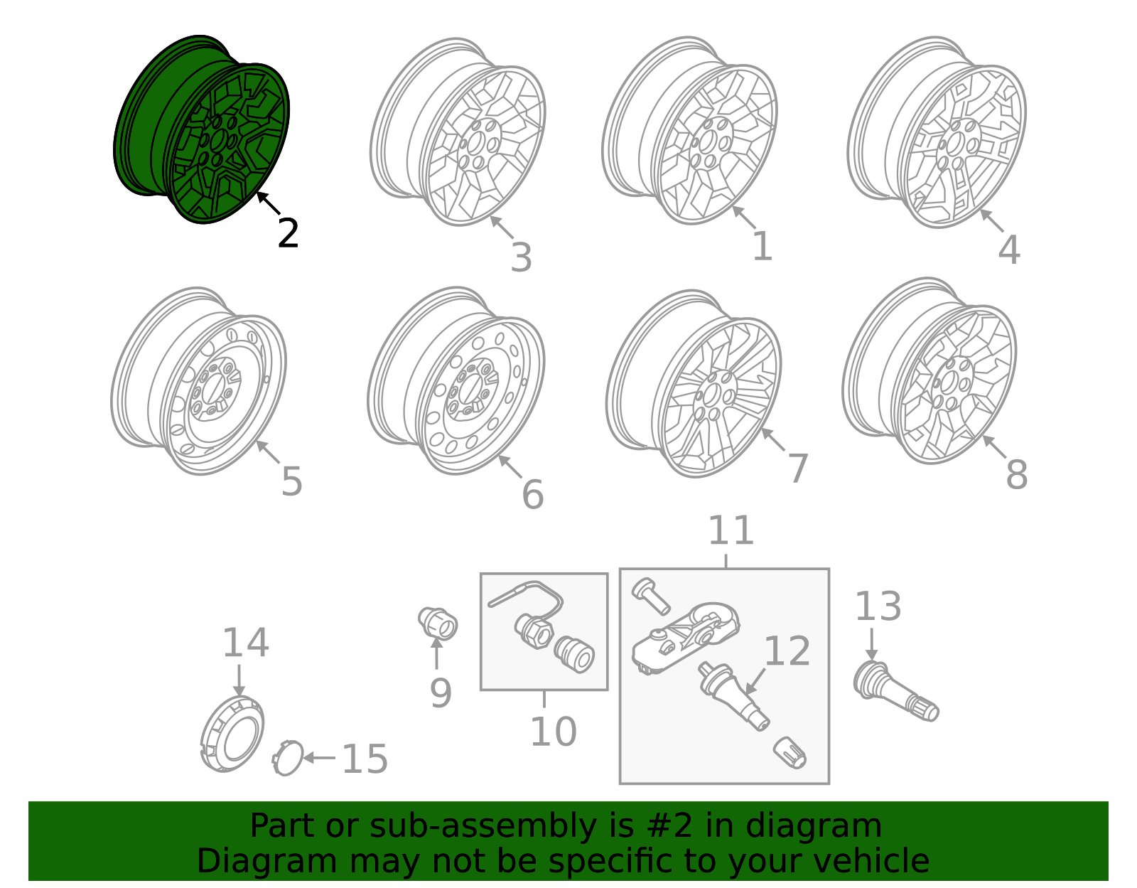 Genuine Ford Wheel Assembly Ml3z-1007-ba for sale online | eBay