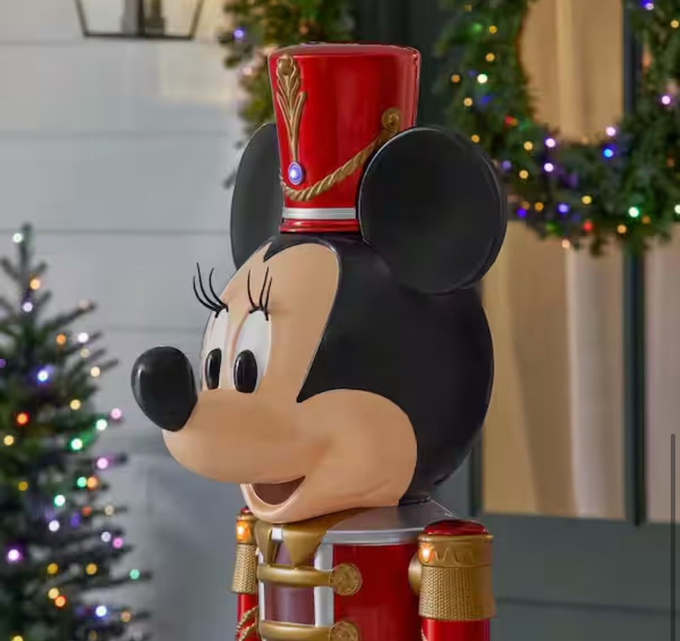 Disney 5Ft LED HOLIDAY MINNIE MOUSE NUTCRACKER NEW SEALED BOX 2025 Home ...