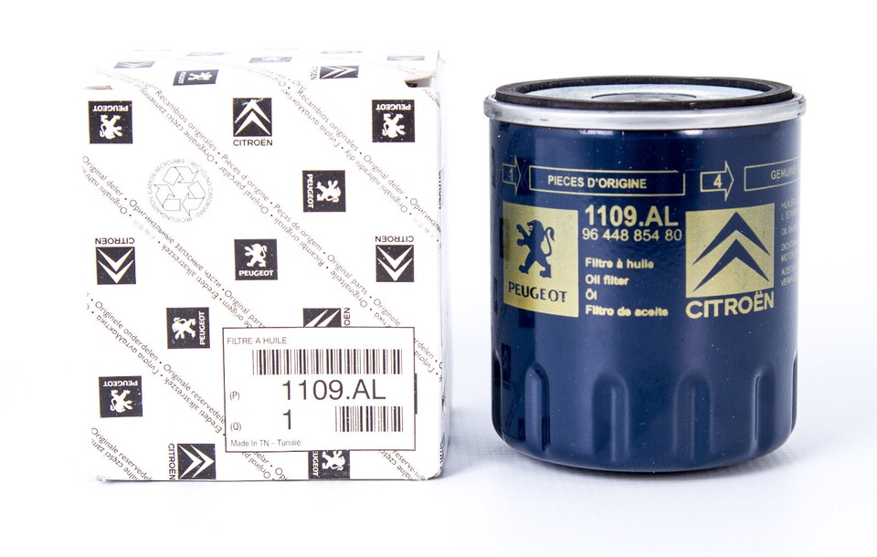 PEUGEOT CITROEN OIL FILTER GENUINE 1109AL (METAL SCREW ON TYPE) | eBay UK