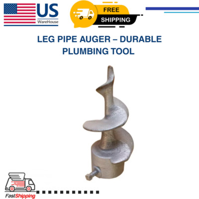 Leg Pipe Auger – Durable Plumbing Tool for Clearing Clogs in Sink or ...