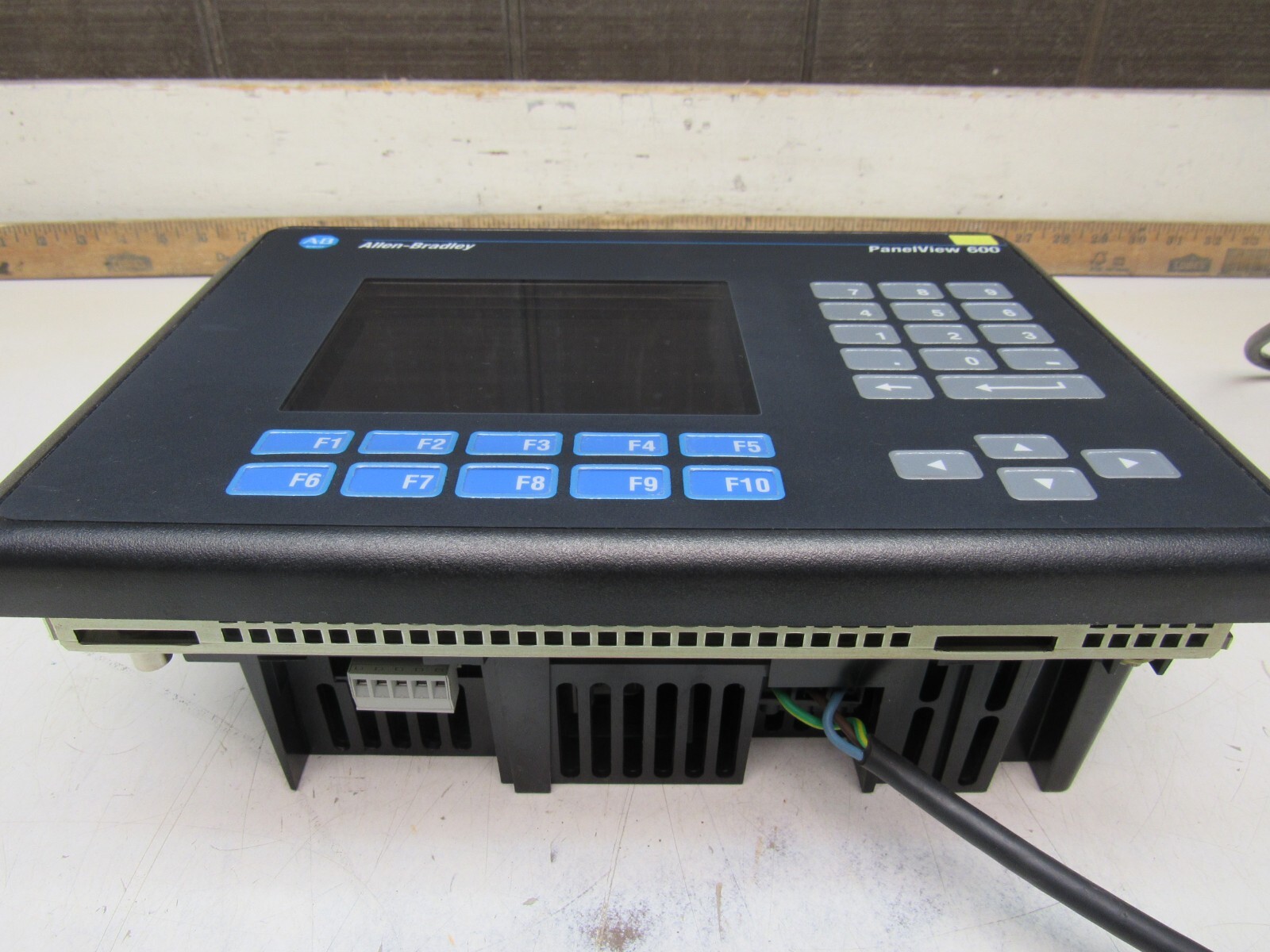 ALLEN BRADLEY PANELVIEW-600 2711-K6C10 SER-B REV-L FRN-4.41 XLNT USED ...