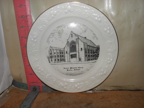 CENTRAL METHODIST CHURCH IN DECATUR, ALABAMA PLATE - WORLD WIDE ART ...