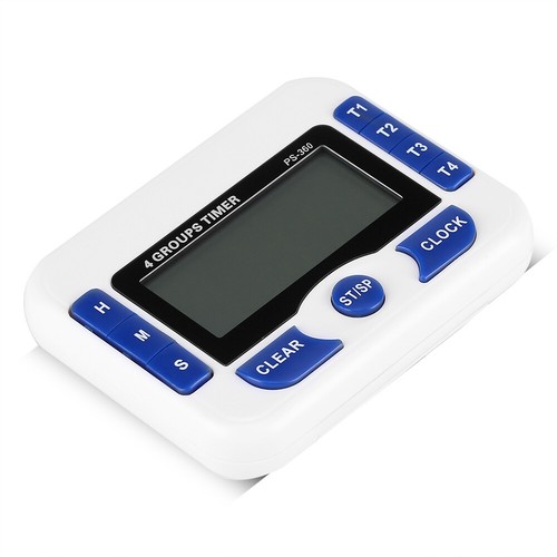 Kitchen Timer Practical Clock Function 4-channel Timer Easy-to-store ...