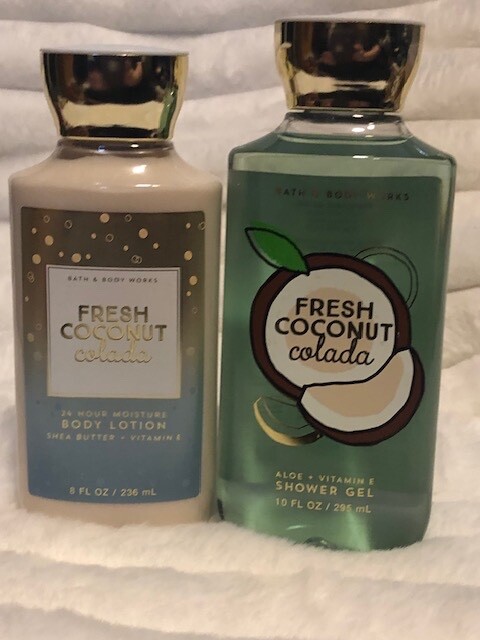 Bath & Body Works FRESH COCONUT COLADA Body Lotion, & Shower Gel | eBay