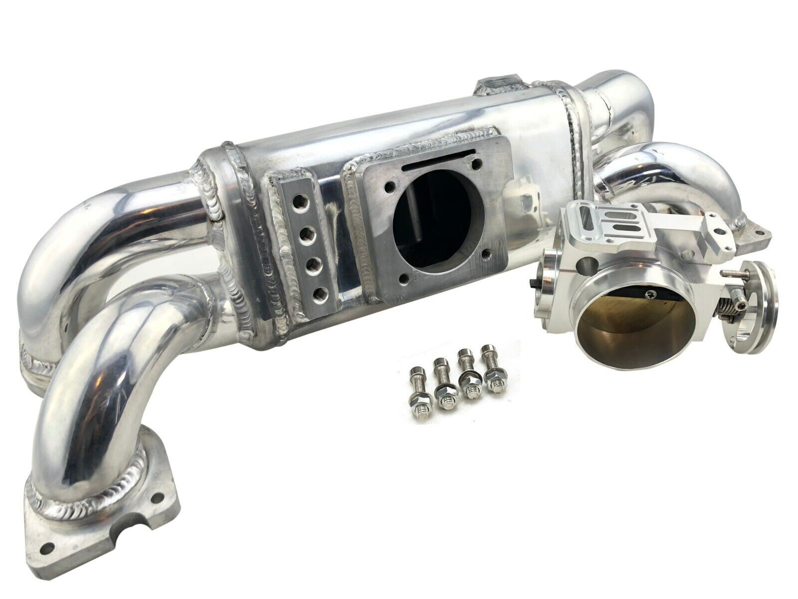 Air Intake Manifold & 70mm TB For 2001-07 Subaru Impreza WRX STi Turbo ...