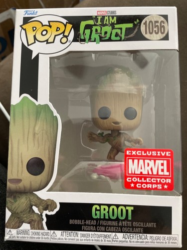 Funko Pop! Marvel: GROOT (Surfing) #1056 Marvel Collector Corps ...