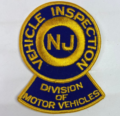 New Jersey DMV Division Of Motor Vehicles Inspection NJ DOT Patch H6 | eBay