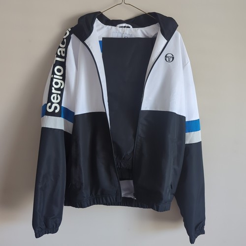 Sergio Tacchini Tracksuit Mens Large Pants Fascia Track Jacket White ...